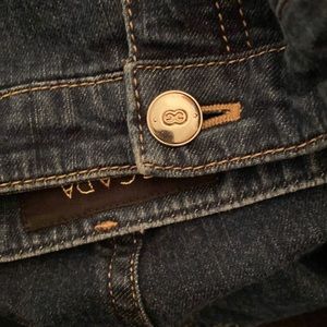 Escada | Jeans | Escada Beautiful Vintage Cottonstretch Logo Buttons ...